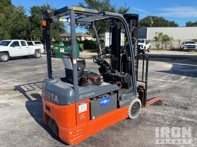 2022 Toyota 8FBE20U 3450 lb Electric Forklift in Tampa, Florida, United ...