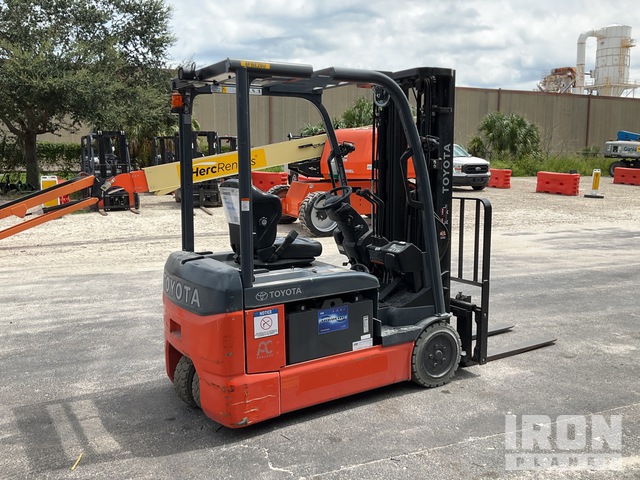 2022 Toyota 8FBE20U 3450 lb Electric Forklift in Tampa, Florida, United ...
