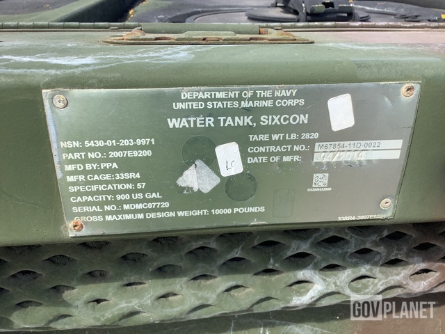 Surplus PPA 2007E9200 Sixcon Water Tank in Kapolei, Hawaii, United ...