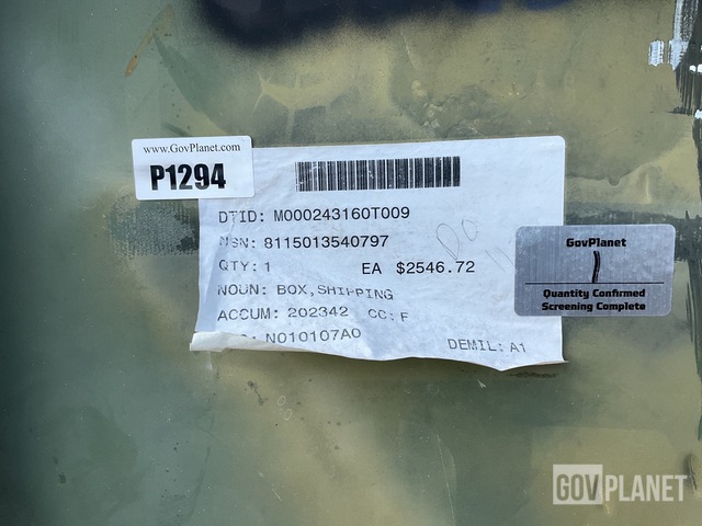Surplus Keco 138K0000 Quadcon Storage Container in Kapolei, Hawaii ...