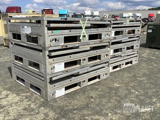 Surplus (6) Assorted 7516510 Collapsible Joint Modular Containers in ...