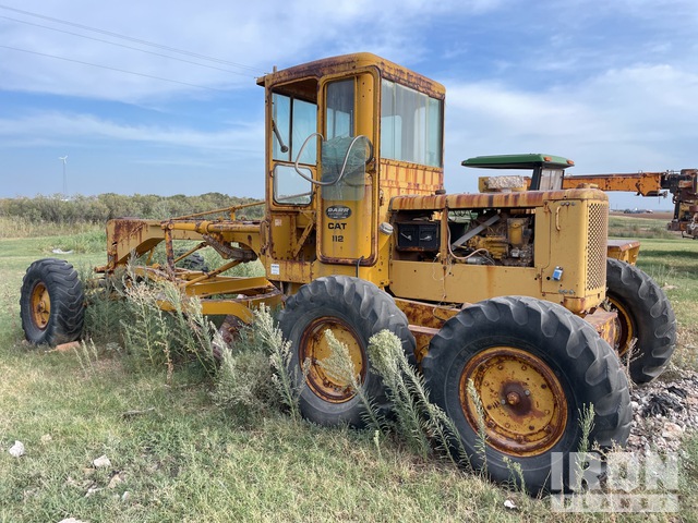 Cat 112 Motor Grader in Duke, Oklahoma, United States (IronPlanet Item ...