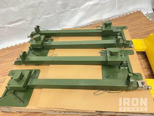 Quantity of (4) ISO Shipping Container Twist Lock Leveling Jacks in ...