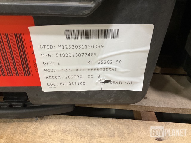 Surplus Wright Tool PAC 3521 Refrigeration Equipment Tool Kit in ...