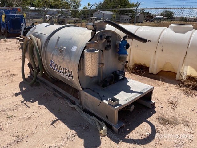 2018 Progress Tank 600 gal Skid Mounted Stainless Steel Vacuum Tank ...