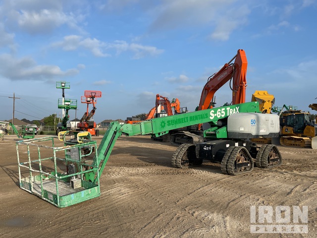 2016 Genie S-65 TRAX Crawler Diesel Telescopic Boom Lift in Port Arthur ...