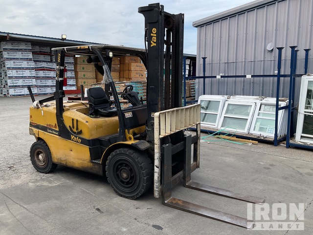 2014 Yale GDP100VX-MRT 9500 lb Pneumatic Tire Forklift in Greenville ...