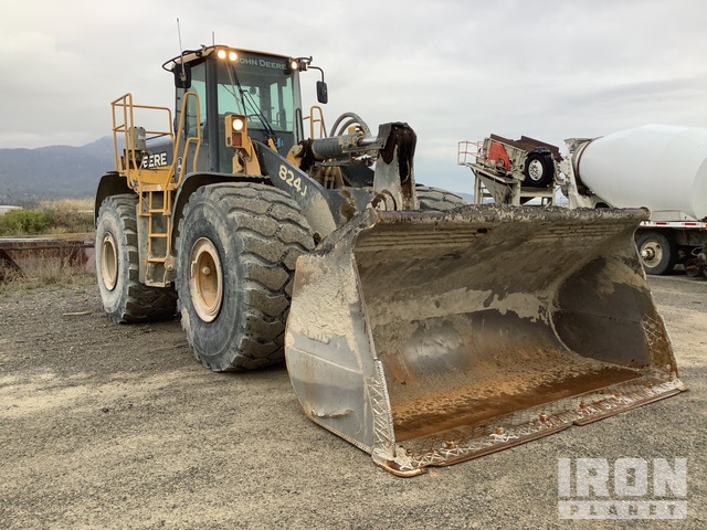 2008 John Deere 824J Wheel Loader in Rathdrum, Idaho, United States ...