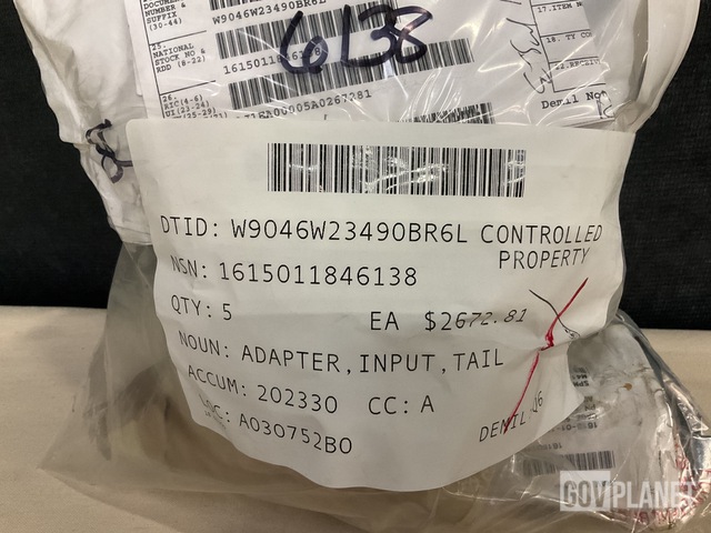 5 Bell Helicopter Textron 406 040 440 101 Tail Input Adapters In North Las Vegas Nevada 