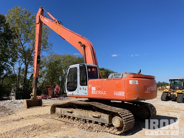 2002 Hitachi EX270LC-5 Long Reach Tracked Excavator in Weldon Spring ...