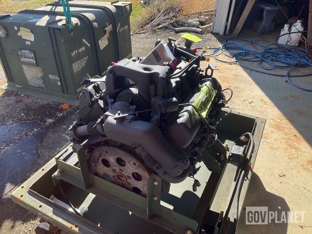 57K3568 6.5L Turbo Diesel Engine w/Shipping Container - Fits Humvee in ...