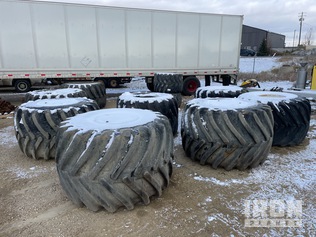Quantity of (10) Rims and Radial Flotation Tires in Nisku, Alberta ...