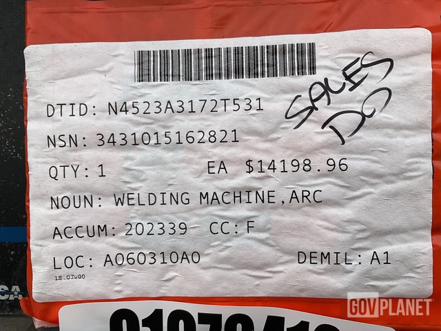 Surplus Miller Mark VI Multi-Operator Welder in Hermiston, Oregon ...