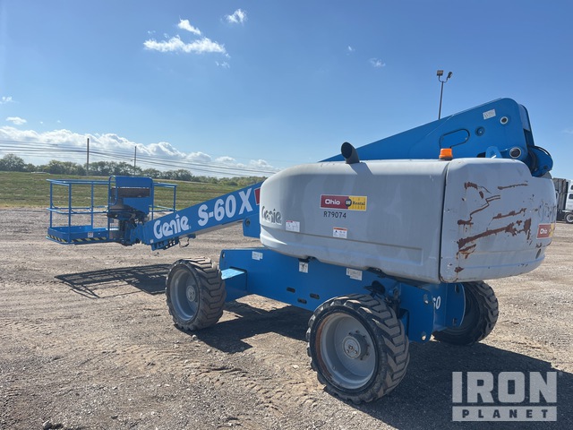 2012 Genie S-60X 4WD Diesel Telescopic Boom Lift in South Vienna, Ohio ...
