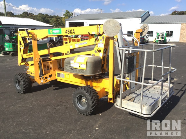 2014 Haulotte 45XA 4WD Electric Hybrid Articulating Boom Lift in Altoona, Pennsylvania, United ...