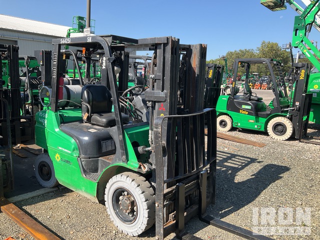 2013 (unverified) Mitsubishi FG25N 4600 lb Pneumatic Tire Forklift in ...
