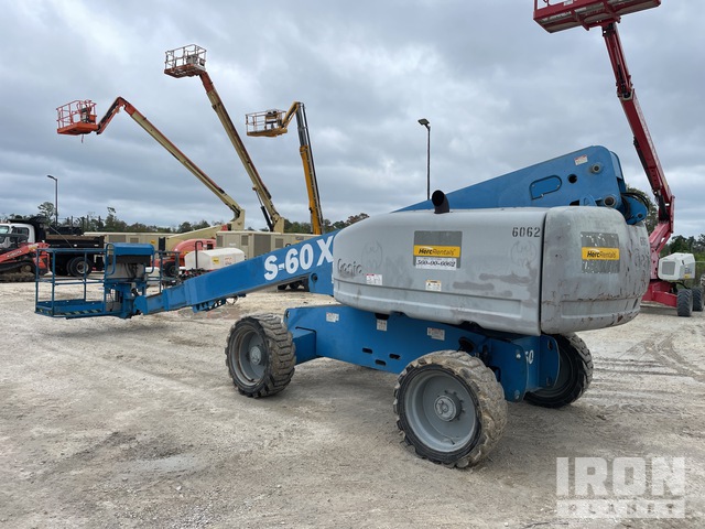 2014 Genie S-60X 4WD Diesel Telescopic Boom Lift in SULPHUR, Louisiana ...