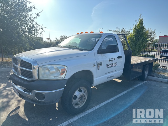2007 Dodge Ram 3500 Heavy Duty 4x2 Flatbed Truck in Bakersfield ...