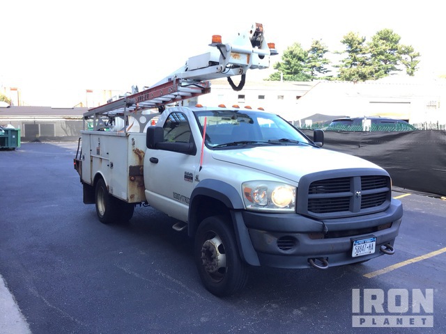 Altec on 2008 Dodge Ram 4500 Heavy Duty 4x2 Bucket Truck in Merrick ...