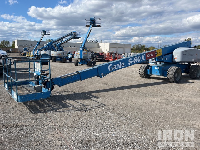 2011 Genie S80X 4WD Diesel Telescopic Boom Lift in South Vienna, Ohio ...
