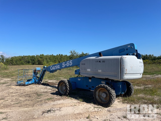 2011 Genie S65 4WD Diesel Telescopic Boom Lift in Baytown, Texas ...