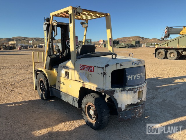 Surplus Hyster H100XM Pneumatic Tire Forklift in Yermo, California ...