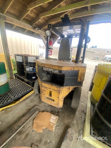 1991 Cat V80F Pneumatic Tire Forklift in Half Moon Bay, California ...