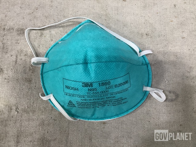 Surplus Lot of 3M 1860 Particulate Respirator & Surgical Masks in ...