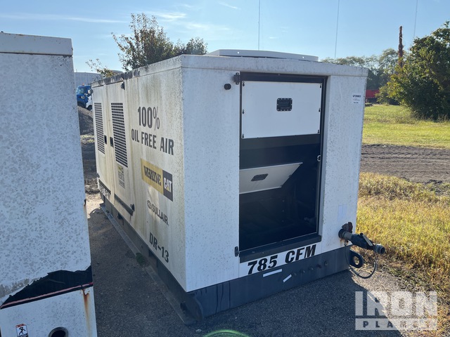 2009 Sullair DR13-200H 785 cfm Skid-Mounted Electric Air Compressor in ...