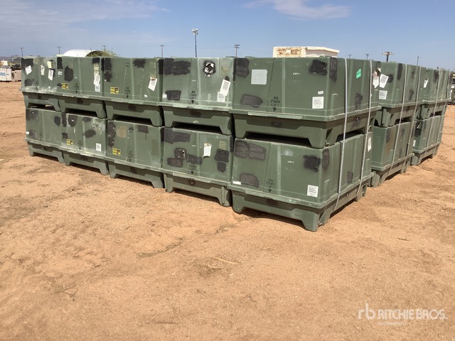 Quantity of (30) Plastics Research Corp Storage Containers in Red Rock ...