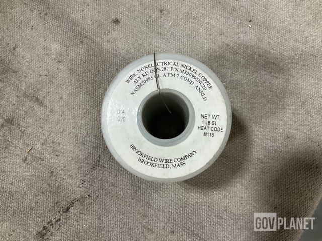Surplus (58) Spools of Brookfield MS20995NC20 Nonelectrical Nickel ...