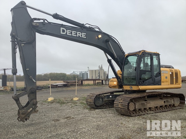 2011 John Deere 200D LC Tracked Excavator in Findlay, Ohio, United ...