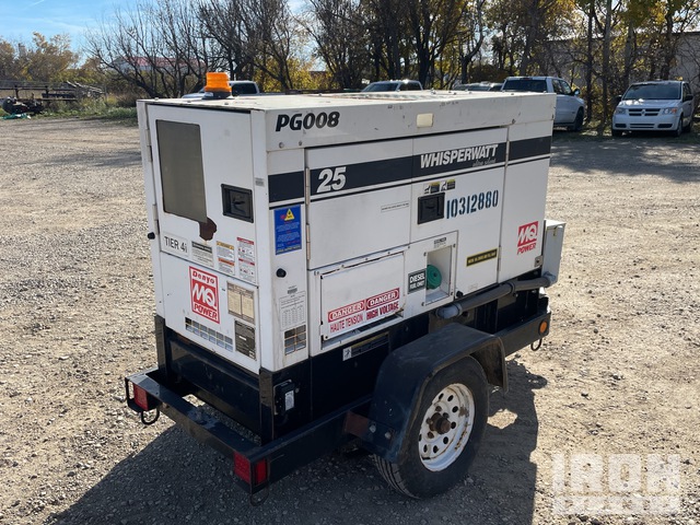 Multiquip Whisperwatt DCA-25USI4CAN 25 kVA Mobile Generator Set in ...