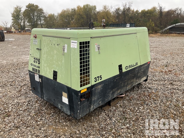 2008 Sullair 375 375 cfm Skid-Mounted Air Compressor in St. Marys, West ...