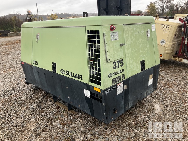 2008 Sullair 375 375 cfm Skid-Mounted Air Compressor in St. Marys, West ...