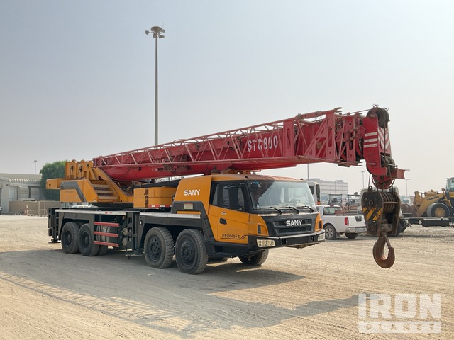 2015 Sany STC800 80 ton 8x4x4 Hydraulic Truck Crane in Jebel Ali Free ...