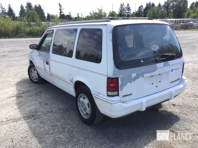 Surplus 1992 Dodge Caravan SE Minivan in Lakewood, Washington, United ...