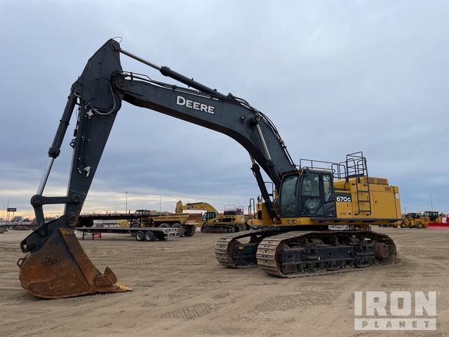 2017 John Deere 670G LC VG Tracked Excavator in Nisku, Alberta, Canada ...