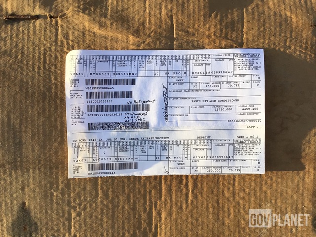 Red Dot RD-2-4113-0 HMMWV Air Conditioner Compressor Mounting Kit in ...