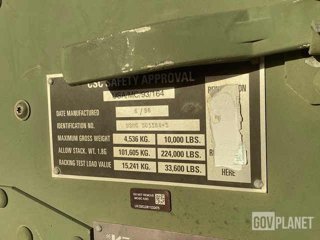 Surplus Keco 138K0000 Quadcon Storage Container in Yermo, California ...