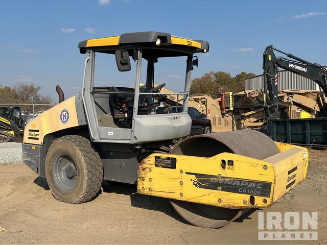 2017 (unverified) Atlas Copco Dynapac CA1500D Smooth Drum Compactor in ...