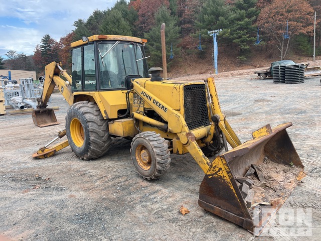 1988 John Deere 510C 4x4 Backhoe Loader in Monticello, New York, United ...