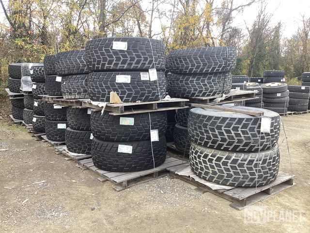 Surplus (50) Sand Trail 450/80R20 M.O.V. Tires w/Wheels in Chambersburg ...