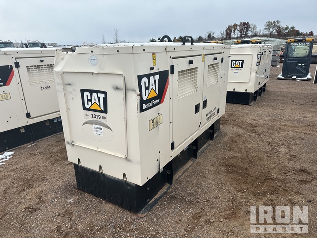 2016 (unverified) Cat XQ60 45.6 kW Skid-Mounted Generator Set in Eau ...