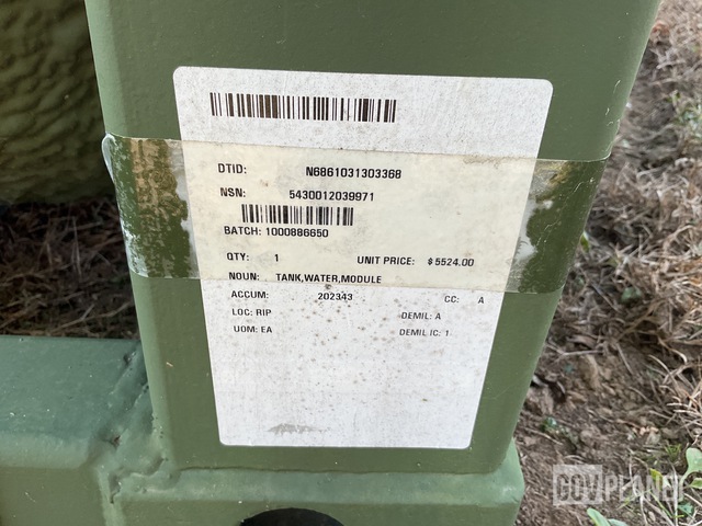 Surplus 1986 Isometrics 2007E9200 Sixcon Water Tank in Chambersburg ...