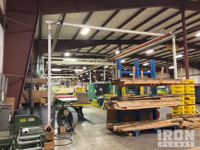 Ergo Sys Rail Electric 20 ft x 125 ft 3 Bridge Push Pull Crane in ...