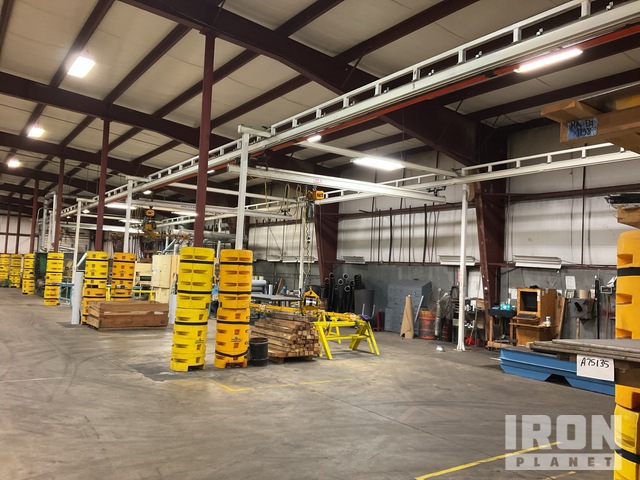 Ergo Sys Rail Electric 20 ft x 125 ft 3 Bridge Push Pull Crane in ...