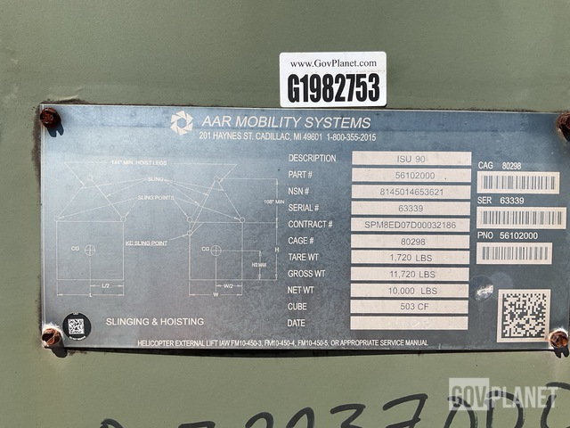 AAR Mobility Systems ISU 90 Storage Container in Kapolei, Hawaii ...
