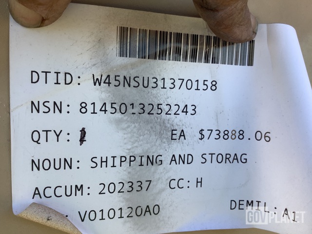 Surplus AAR ISU 96RC Refrigerated Storage Container in Red Rock ...