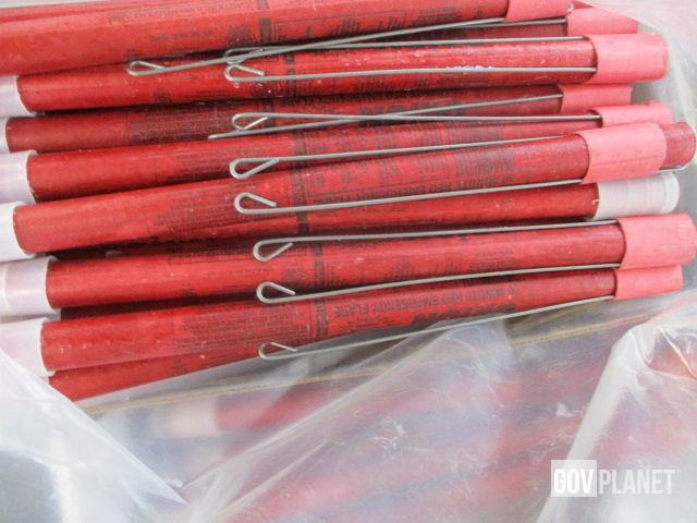 skid of 10 opened boxes of ROAD FLARES in Cincinnati, Ohio, United ...